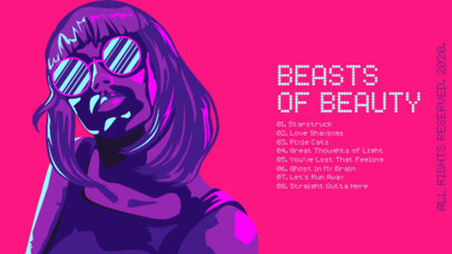 Placeit - YouTube Thumbnail Maker for an EDM Playlist Featuring a ...