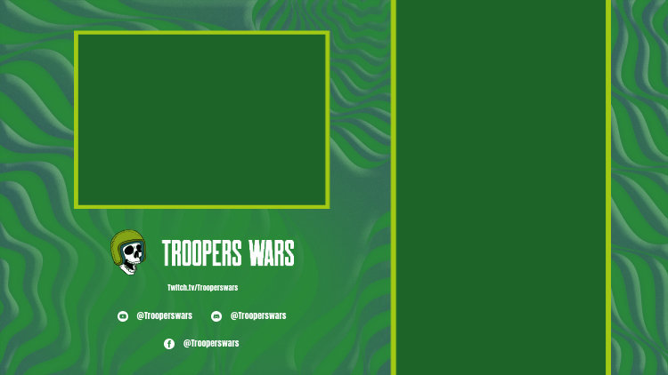 Placeit - Fun Twitch Overlay Maker with a Radical Skull Graphic