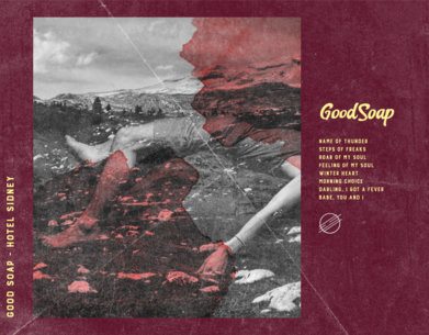 Placeit - Customizable Album Back Cover Creator with a Grunge Texture