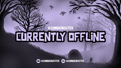 Placeit - Twitch End Screen Design Maker Featuring Featuring Scary ...