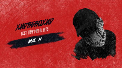 Placeit - YouTube Thumbnail Maker Featuring Trap Metal-Style Graphics