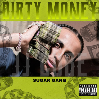 Placeit - Album Cover Template for a West Coast Rap Album