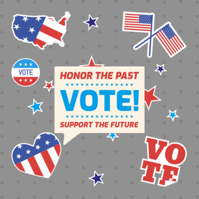 Placeit - Instagram Post Template for a Political Campaign with an ...