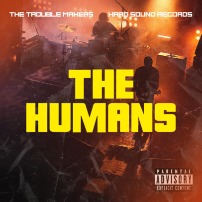 Placeit - Album Cover Template for a Pop Band Featuring an Artistic ...