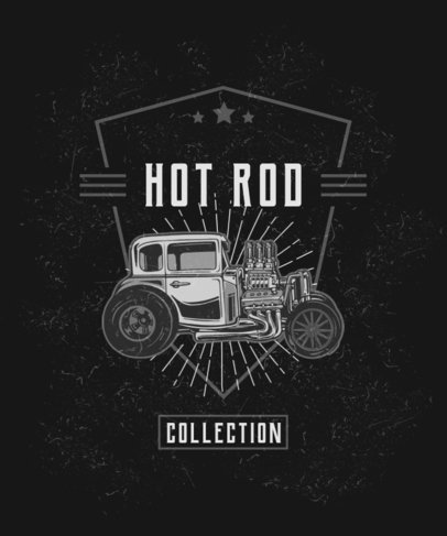 Placeit - T-Shirt Design Maker Featuring Hot Rod Graphics