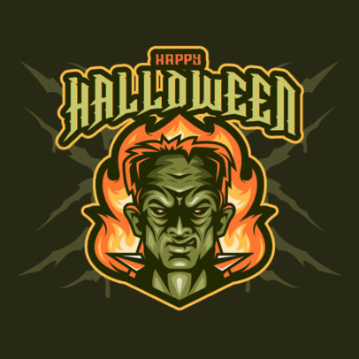 Placeit - Horror Logo Maker Featuring a Creepy Girl Character