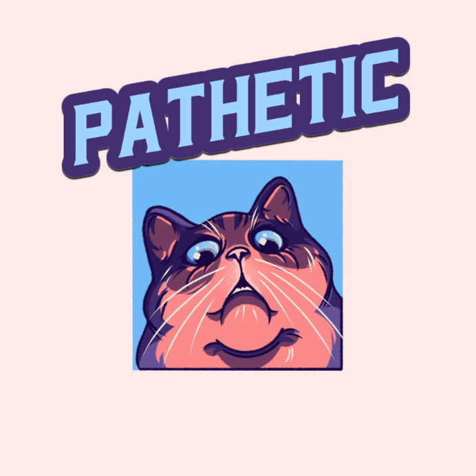 Placeit - Twitch Emote Logo Creator with a Funny Judging Cat