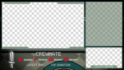 Placeit - Twitch Overlay Generator for a Live-Reaction Gaming Streamer
