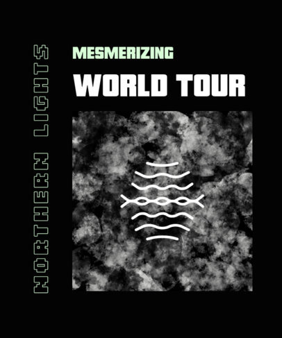 Placeit - T-Shirt Design Generator for a Rock Band's World Tour ...