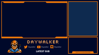 Placeit - Twitch Overlay Template with Customizable Webcam Frames
