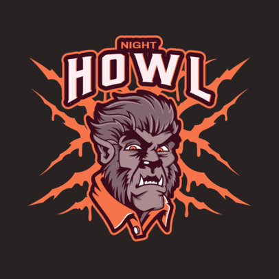 Placeit - Gaming Logo Creator with a Brutal Werewolf