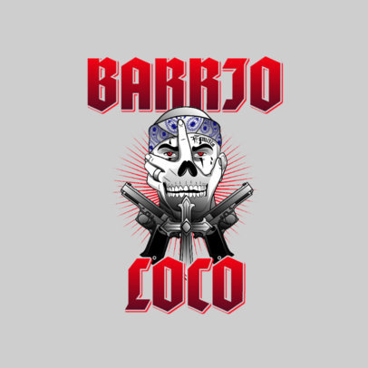 Placeit - Logo Creator for a Streetwear Brand Featuring an Illustration ...