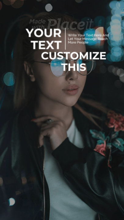 Placeit - Instagram Story Video Maker Featuring Animated Flashing Text