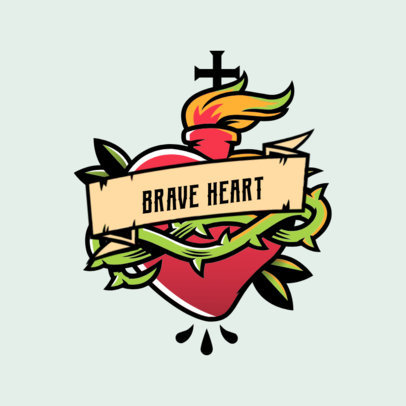 Placeit - Illustrated Logo Maker for a Classic Rock Band Featuring a ...