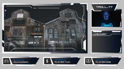 Placeit - Modern Twitch Overlay Generator with Color-Gradients