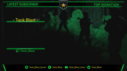 Placeit - War-Themed Twitch Overlay Creator Featuring a Special Forces ...