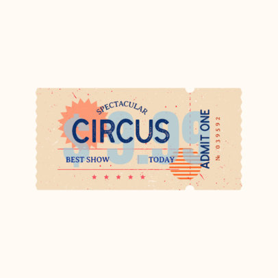 Placeit - Horror-Themed Logo Generator Featuring a Circus Ticket ...