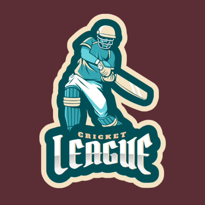 Placeit - Cricket League Logo Maker