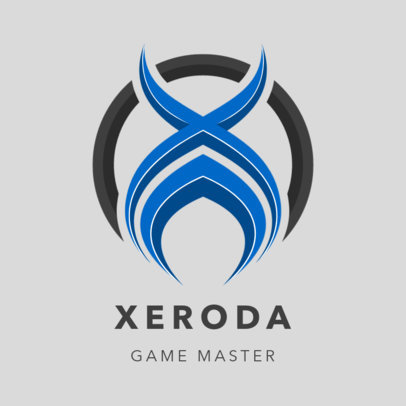 Placeit - Abstract Logo Generator for Gamers Featuring a Bird Clipart