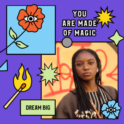 Placeit - Instagram Post Creator with Beautiful Illustrations for Women ...