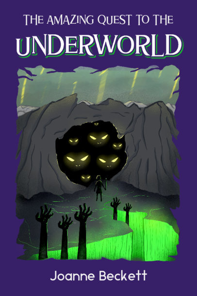 Placeit - Fantasy Book Cover Generator Featuring a Dark Forest Illustration