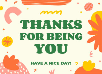 Placeit - Illustrated Greeting Card Generator with Colorful Doodles