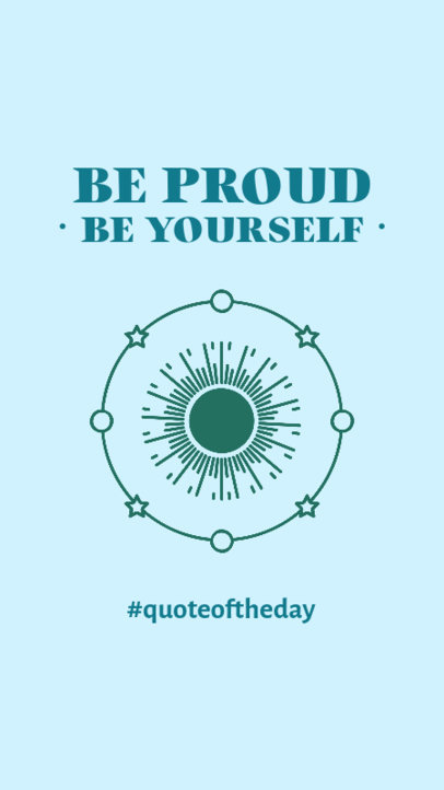 Placeit - Instagram Story Template Featuring Positive Quotes and ...