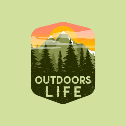 Placeit - Logo Template for an Outdoor Equipment Shop Featuring a ...