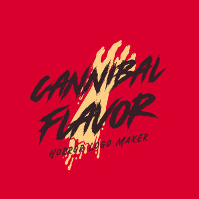 Placeit - Horror Gaming Logo Maker Featuring Glowing Typography