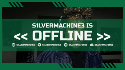 Placeit - Twitch Offline Banner Maker Featuring a Minimal Frame