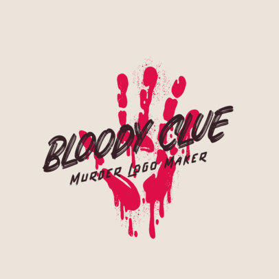 Placeit - Murder-Themed Gaming Logo Generator