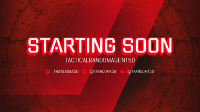 Placeit - Twitch Banner Template for Gaming Channels Featuring a Dark ...