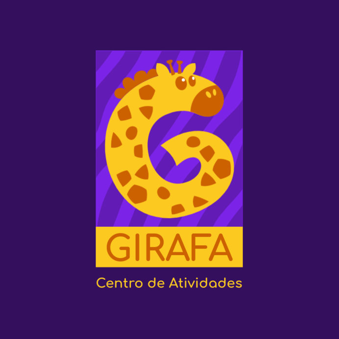 Placeit - Logo Maker for a Kids' Activity Center Featuring a Giraffe ...