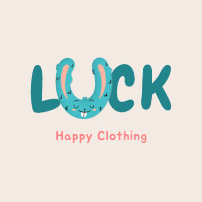 Placeit - Illustrated Logo Template for a Kid's Clothing Brand ...
