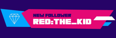 Placeit - Twitch Alert Box Design Template with Gaming-Style Icons