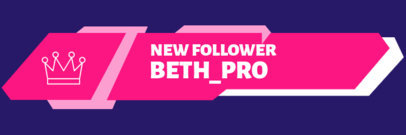 Placeit - Twitch Alert Box Design Template Featuring a Gaming Aesthetic