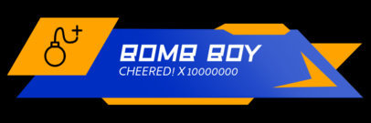 Placeit - Twitch Alert Box Template for Gamers Featuring a Bones Icon