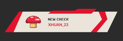 Placeit - Twitch Alert Box Design Template Featuring a Futuristic Style