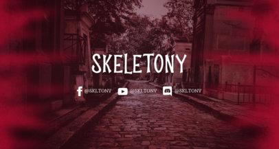 Placeit - Twitch Banner Design Template for Horror Streamers Featuring ...