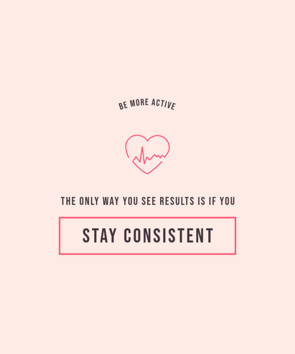 Placeit - T-Shirt Design Template with a Quote About Consistency