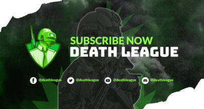 Placeit - Twitch Overlay Template Featuring PUBG-Inspired Characters