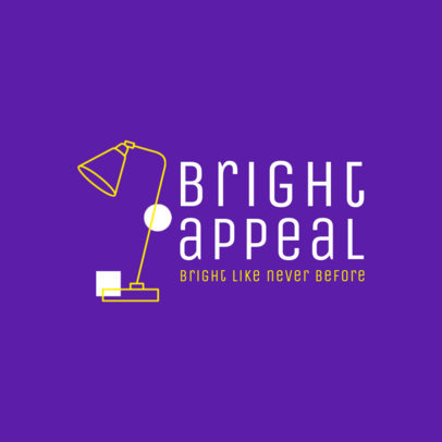 Placeit - Dropshipping Logo Generator Featuring a Modern Lamp Clipart