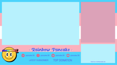 Placeit - OBS Stream Overlay Maker Featuring LGBTQ-Pride Graphics
