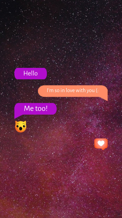 Placeit - Instagram Story Design Maker Featuring Text Messages