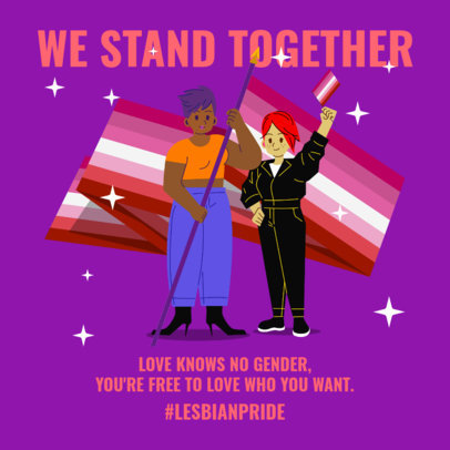 Placeit - LGBT Facebook Cover Design Template Featuring Illustrated ...