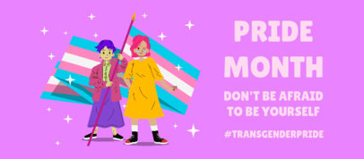 Placeit - LGBT Facebook Cover Design Template Featuring Illustrated ...