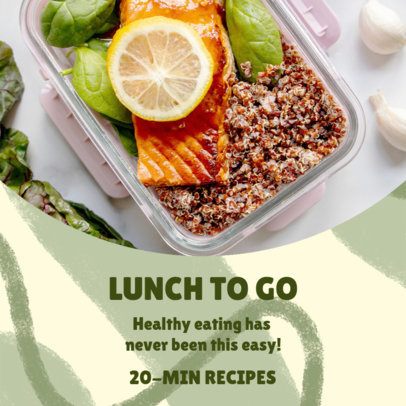 Placeit - Instagram Post Design Template Featuring Healthy Nutrition Tips